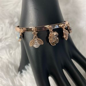 Guess | Jewelry | Guess Slider Bee And Flower Charms Bracelet | Poshmark